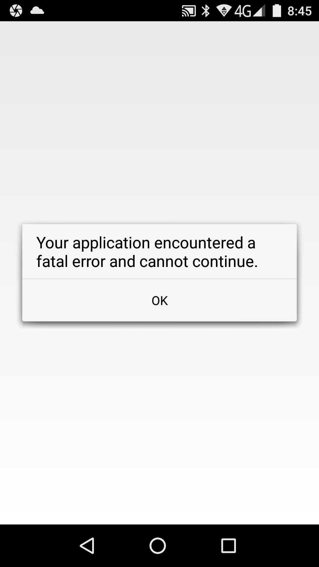 [qtbug 61685] Application Crashes With Showing Message Your