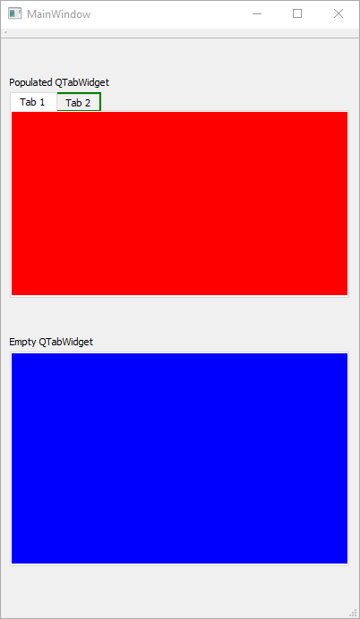 Cách sử dụng đơn giản để thiết lập qwidget background color trên qwidget trong Qt
